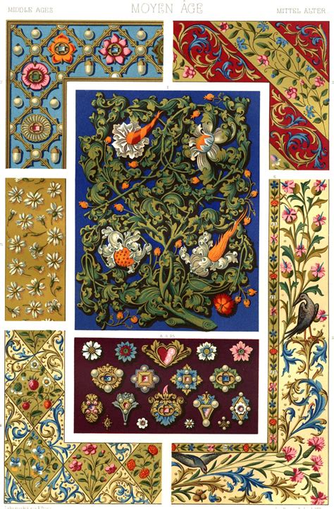 Auguste Racinet Lornement Polychrome Ii Das Polychrome Ornament