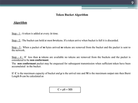 Leaky Bucket And Tocken Bucket Traffic Shaping Pptx