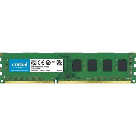 Crucial Ddr3 4gb 1600 Mhz Pc3 12800 Desktop 240 Pin Dimm Non Ecc Memory
