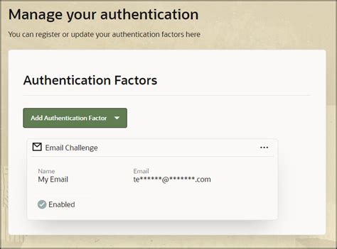 Configuring Email Challenge In The Oracle Advanced Authentication Self