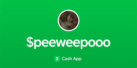 Pay Peeweepooo On Cash App