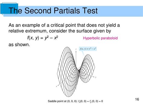 Ppt Extrema Of Functions Of Two Variables Powerpoint Presentation