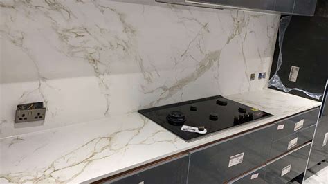 Dekton Entzo White Marble Effect Porcelain Purple Purplegranite