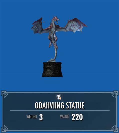 Odahviing Statue Legacy Of The Dragonborn Fandom