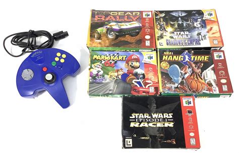 Lot - (5) N64 Nintendo 64 Games & Joystick