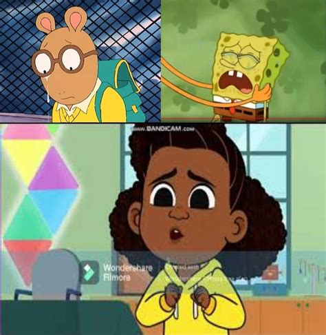 Lyla Loops Sad To Arthur Read And Spongebob Crying By Julinhafidelis On Deviantart