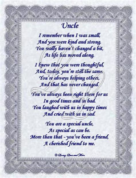 Uncle Poem