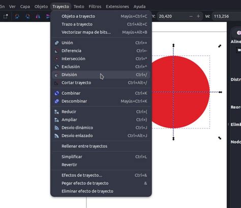 Dividir Un Objeto En Cuatro Partes Iguales En Inkscape Espacio