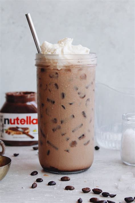Easy Nutella Latte Iced Or Hot The Fig Jar