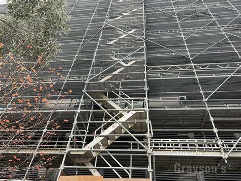 Scaffolding For Gutter Guard Installation Grayson S Gutter Guard