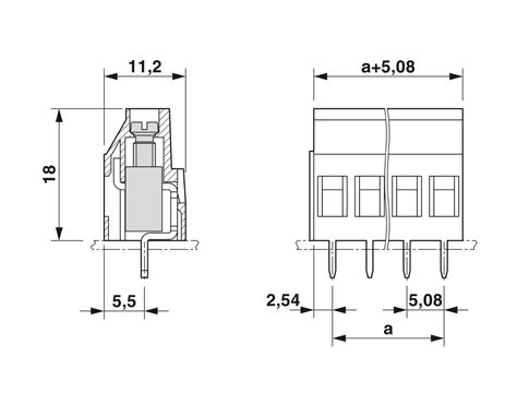 Mkds 3 2 508 Bu Pcb Terminal Block 1711822 Phoenix Contact