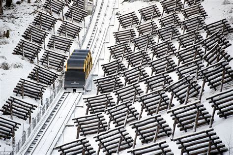 Worlds Steepest Funicular Railway To Open In Switzerland Daily Mail