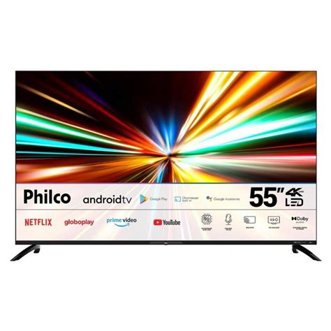 Smart Tv 55 Polegadas Philco LED 4k UHD KaBuM