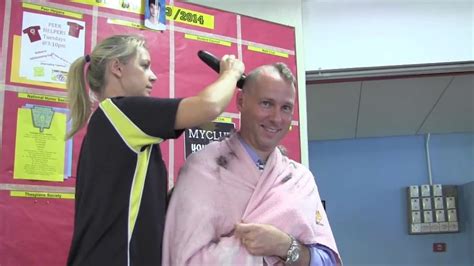 Shaving The Head For Cancer Youtube