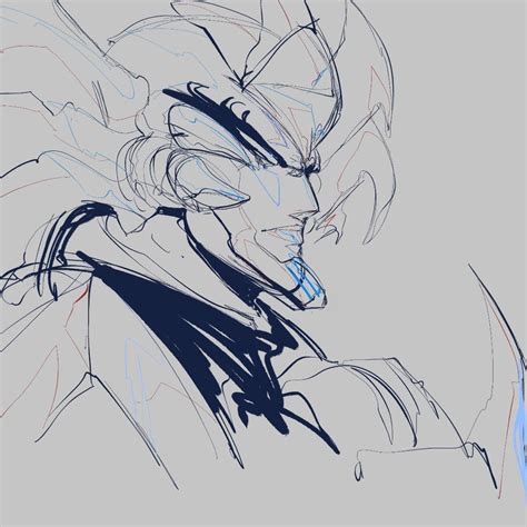 Devil Gigatron Head Sketch By Hinomars19 On Deviantart