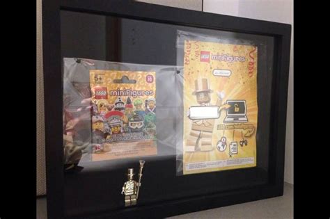 Rare Lego Shadow Box Display