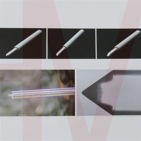 Customized Au Plated Metallized Lens Fiber Assembly V TECH