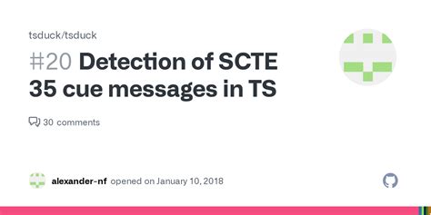 Detection Of Scte Cue Messages In Ts Issue Tsduck Tsduck