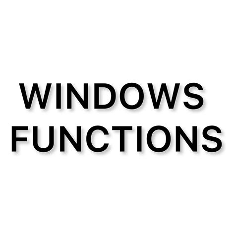 Sql Windows Function When And How To Use By Kingsley Okoye Medium