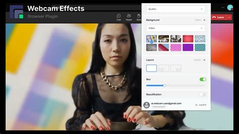 How To Use Ai Webcam Effects Extension 2023 Youtube
