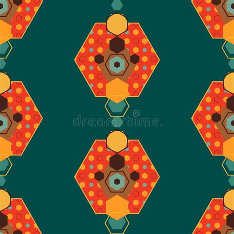 Geometric Seamless Pattern Vector Stock Illustration Eps10 Stock