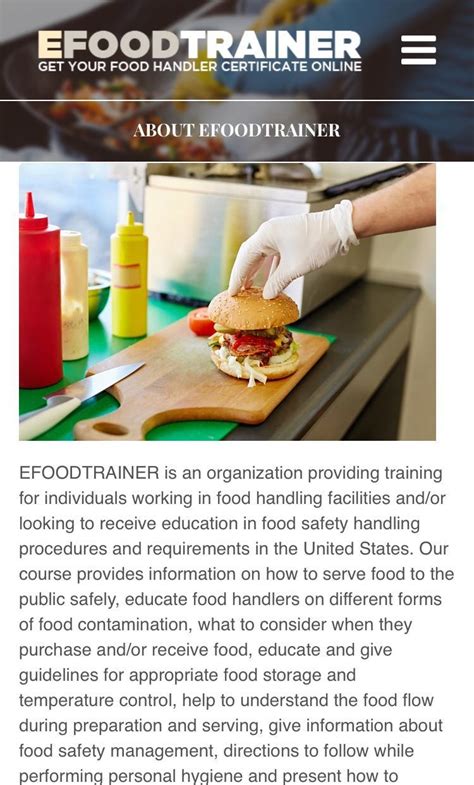 Ansi Accredited Food Handler Certificate Course Apk للاندرويد تنزيل