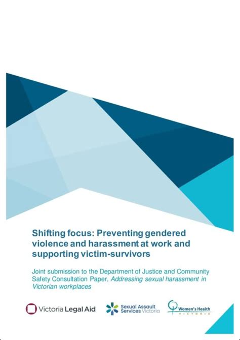 Shifting Focus Preventing Gendered Violence And Harassment At Work And