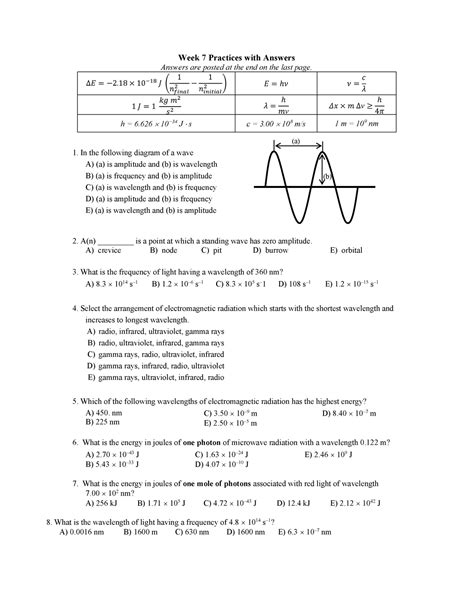 Week Practices With Answers Week Practices With Answers Answers
