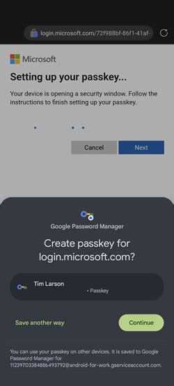 모바일 디바이스를 사용하여 암호 등록 microsoft entra id microsoft learn