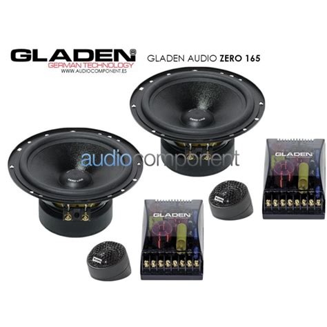 Altavoces Gladen Audio ZERO 165 de vías separadas