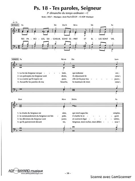 Psaume 18 Pdf