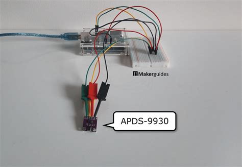 APDS 9930 Proximity And Light Sensor With Arduino