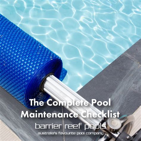 The Complete Pool Maintenance Checklist Barrier Reef Pools