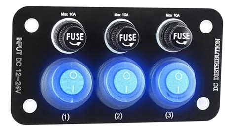 El Montaje Del Panel Del Interruptor De Palanca 12v 24v Yate Mercadolibre