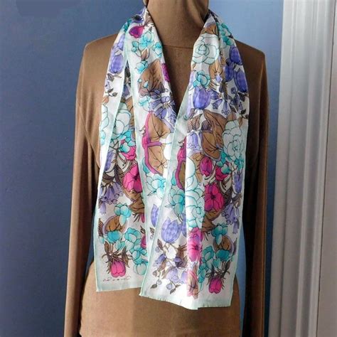 Pin On Vintage Silk Scarves