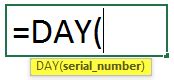 Day Formula In Excel How To Use Excel Day Formula With Examples