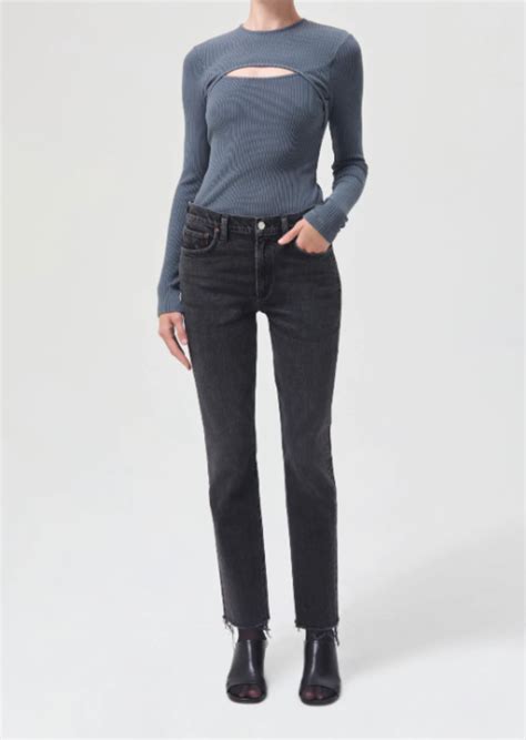 Agolde Lyle Low Rise Slim Phase Garmentory