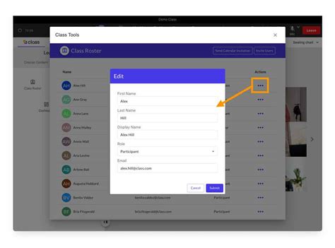 Manage People In The Class Roster Manage People In The Class Roster