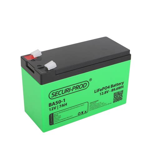 Securi Prod Ba50 1 Lifepo4 Battery 12v 7ah Diy Electronics