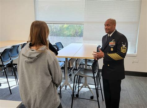 Dvids Images Navy Leader Visits Alma Mater Local Schools During