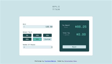 Github Christopher D Rossjs Tip Calculator Application This Is A