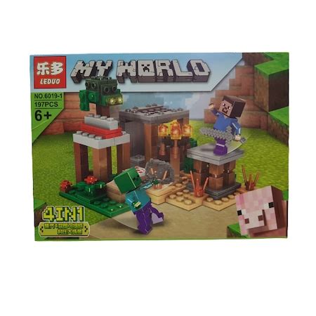 Конструктор, My world, Тип лего, Пластмасов, 197 части, Многоцветно ...