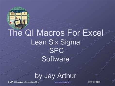 The Qi Macros For Excel Lean Six Sigma