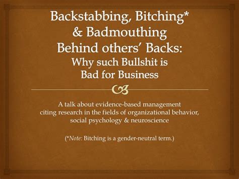 Bad Mouthing Quotes Quotesgram