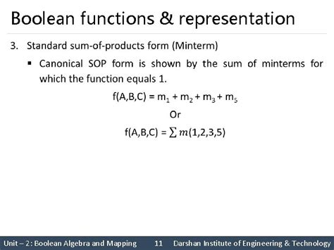 unit 2 boolean algebra and mapping methods hardik