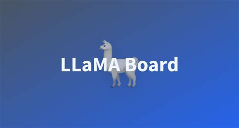 LLaMA Board A Hugging Face Space By Nymbo