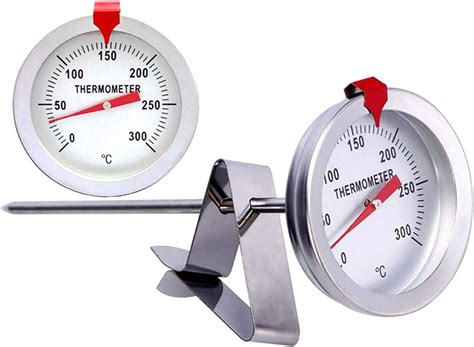 Frying Pan Thermometer High Temperature Oil Thermometer Food Grade 304