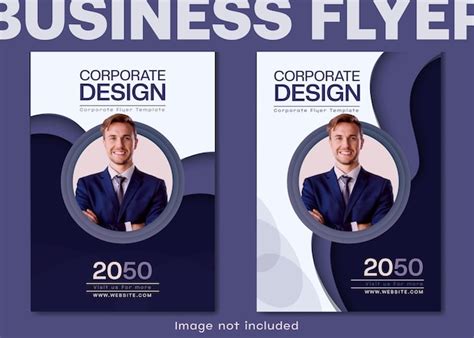 Plantilla Corporativa De Flyer De Negocios Vector Premium