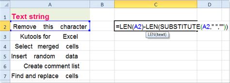Excel Count Number Of Spaces In Cell
