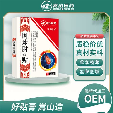 李氏嵩山网球肘保健贴 河南嵩山医药有限公司 药源网